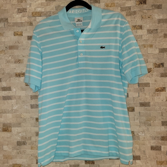 Lacoste | Shirts | Lacoste Mens Striped Polo Shirt | Poshmark